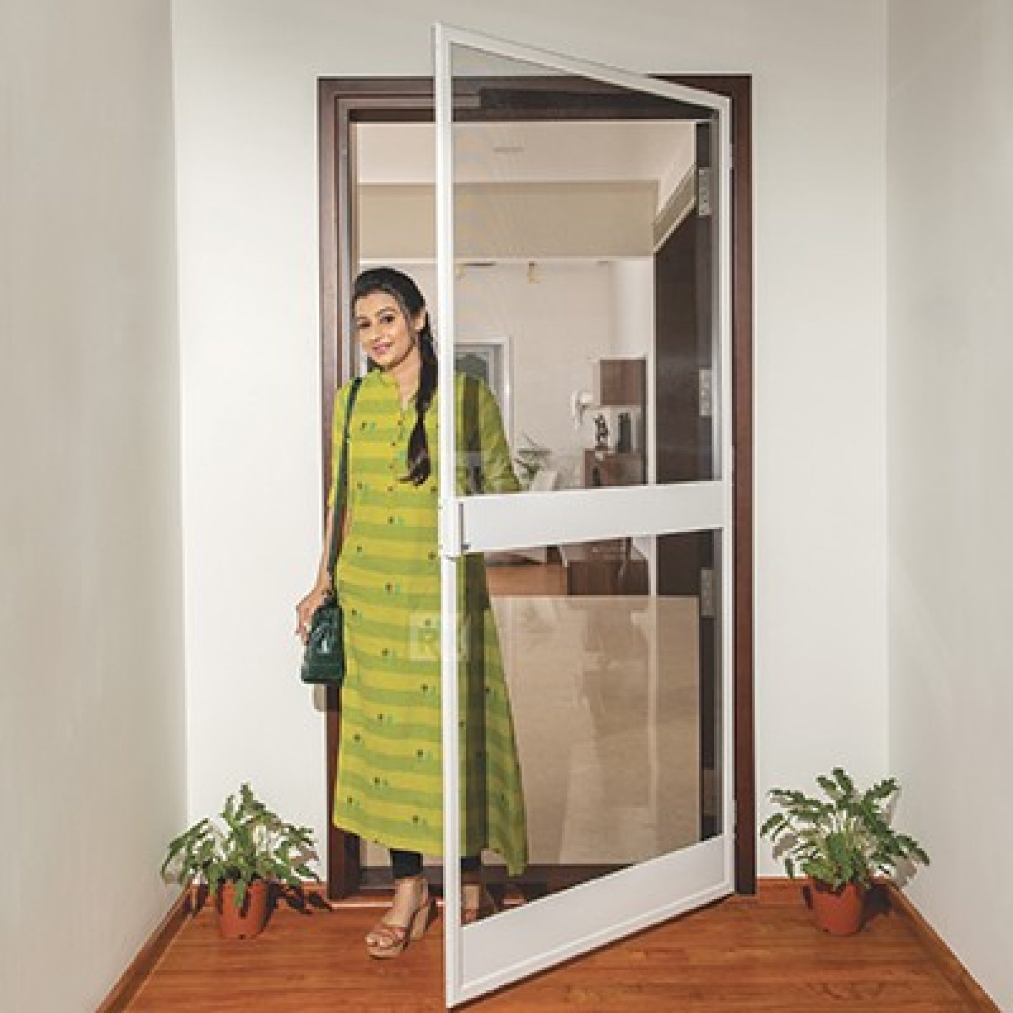Modern Net Door Design in Kerala - RK ecran